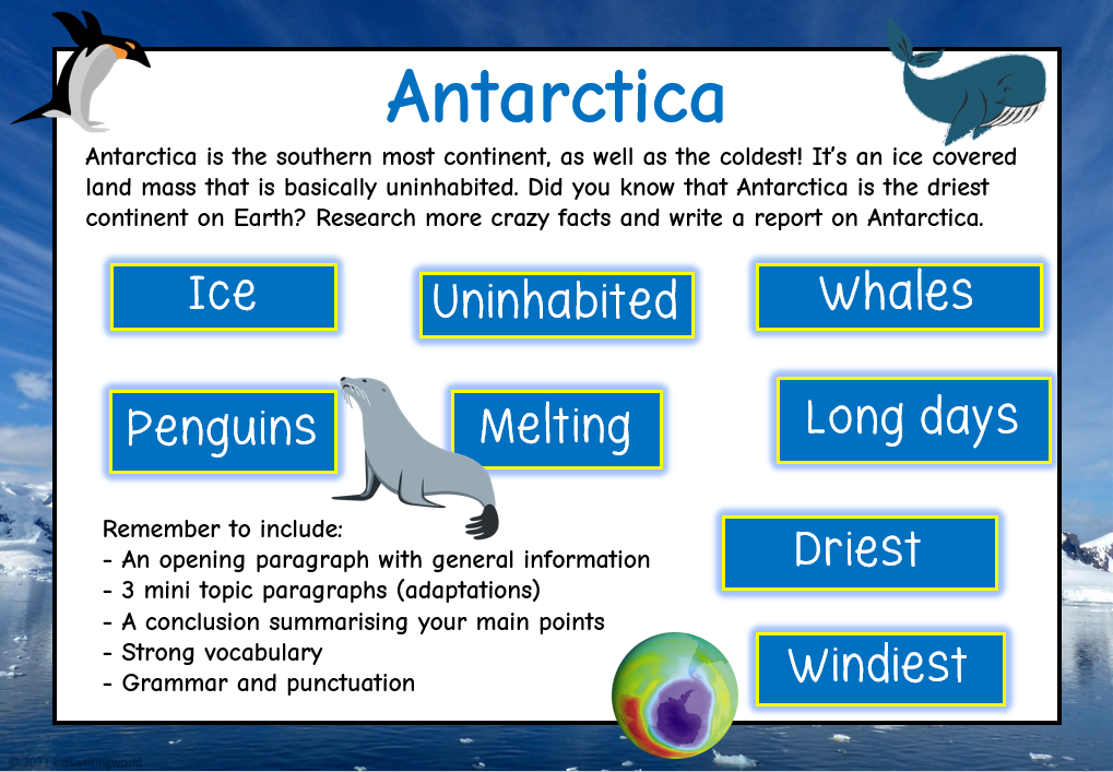 Report Writing | Antarctica