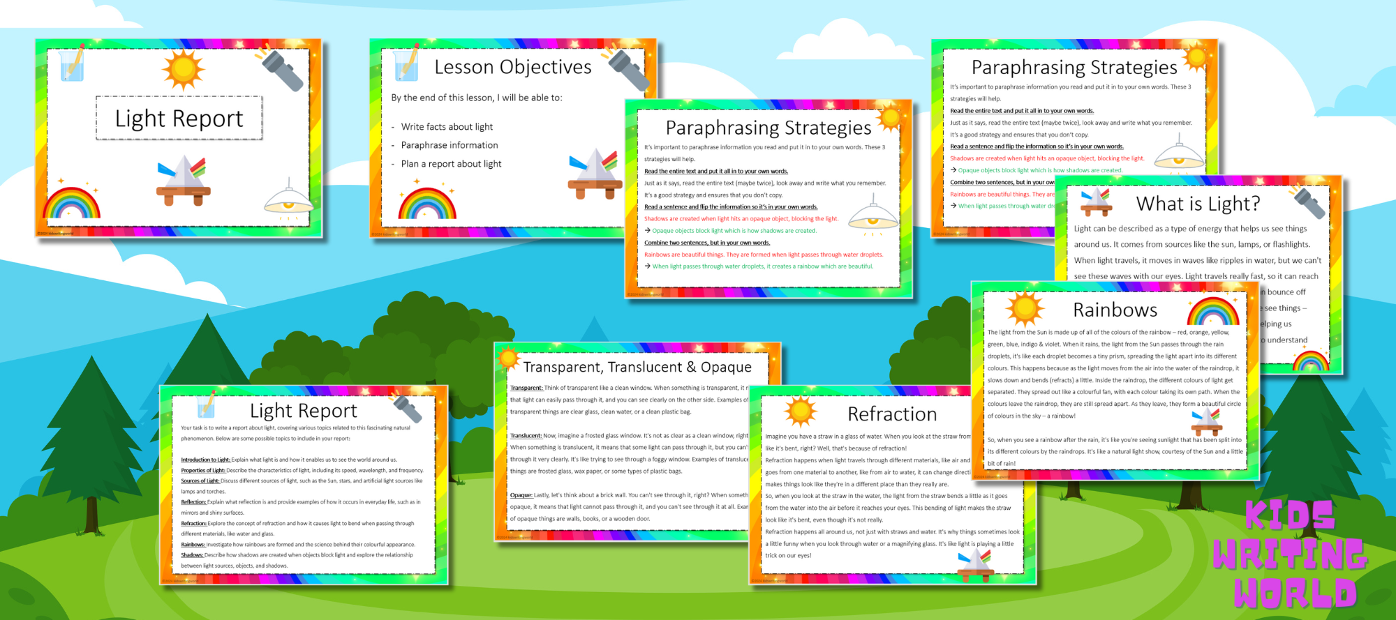 Light Report Writing